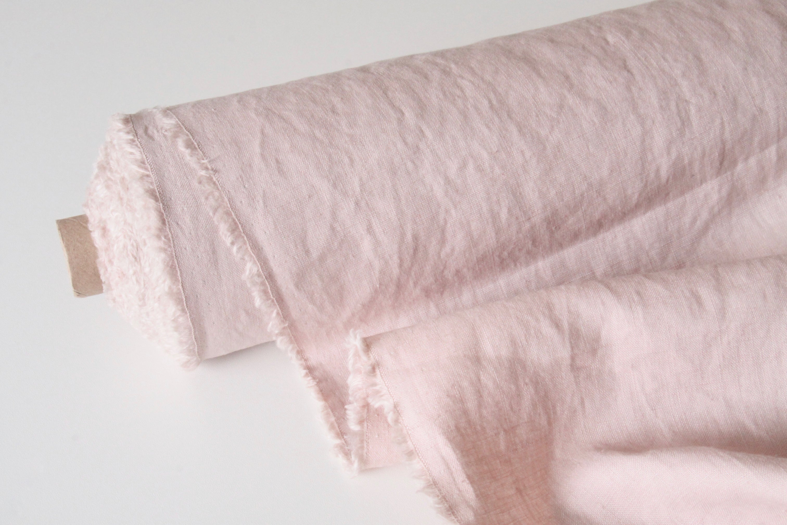Dusty Rose Linen Fabric - Softened – Terra Textilia